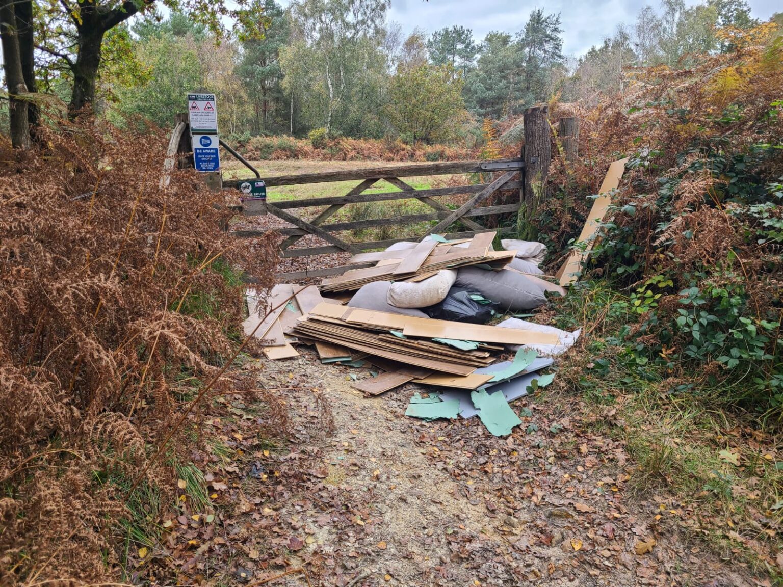 Ashdown Forest - Fighting the Fly-tippers - Unknown Kent & Sussex Magazine